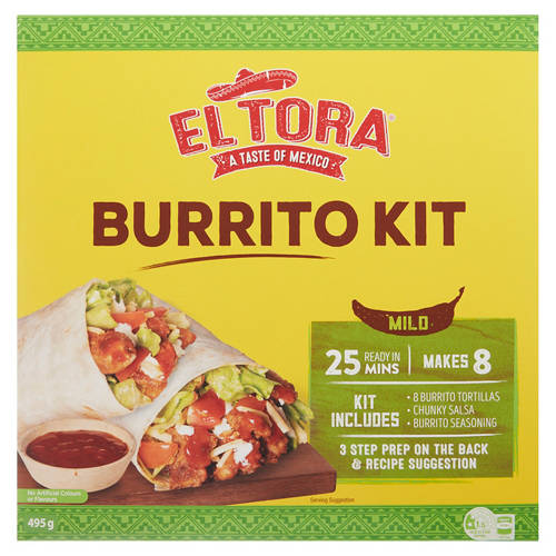 Mexican Burrito Kit 495g